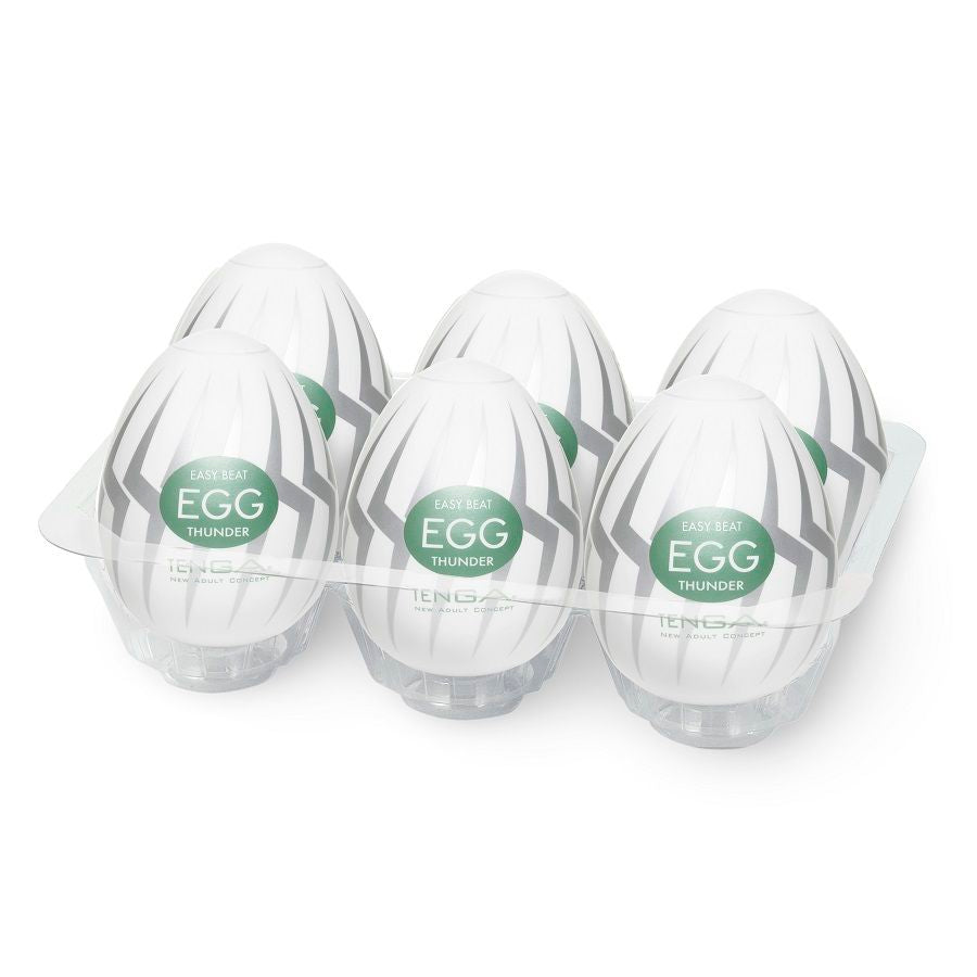Tenga Egg Thunder Easy Ona-cap Pack 6 Ud – Adult Sex Toys, Intimate ...